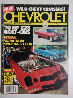 HOT ROD MAGAZINES CHEVROLET SPECIAL VOLUME 1 NUMBER 3 1983 ISSUE | eBay ...