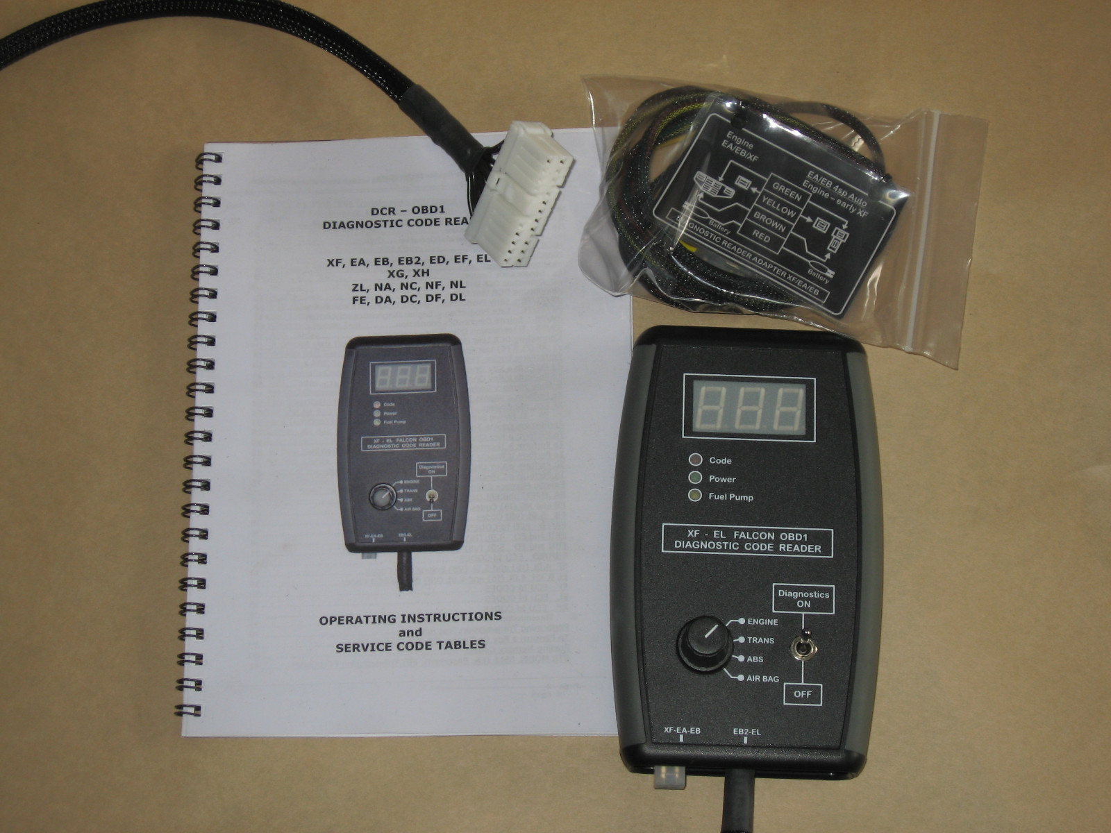 FORD Falcon XF EA EB ED EF EL XG XH OBD1 Fault Code Reader Diagnostic ...