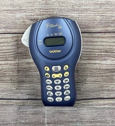 Brother P-Touch 55 Label Maker - Blue - Works | eBay