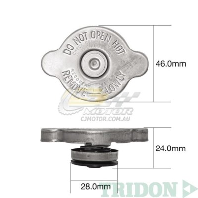 TRIDON RADIATOR CAP FOR Holden Frontera UES25 03/99-01/04 V6 3.2L 6VD1 ...