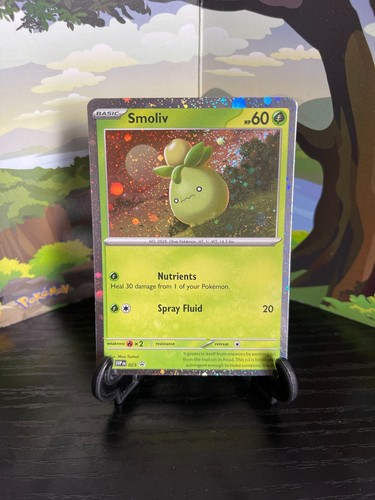 Smoliv SVP023 - Black Star Promo - Pokemon Card TCG - LP | eBay