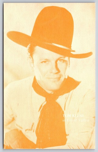 Western~Cowboy Actor Tom Keene In Ghost Valley~Yellow Tint~Vintage ...