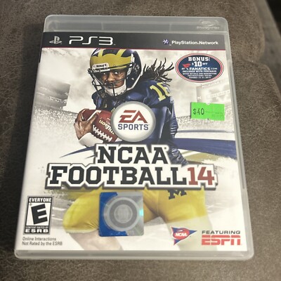 NCAA Football 14 Sony PlayStation 3 PS3 Complete No Manual | eBay