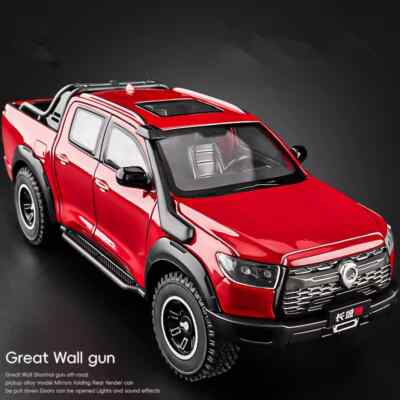 1:24 Great Wall Motor GWM Poer Car Model Alloy Diecast Toy Vehicle ...