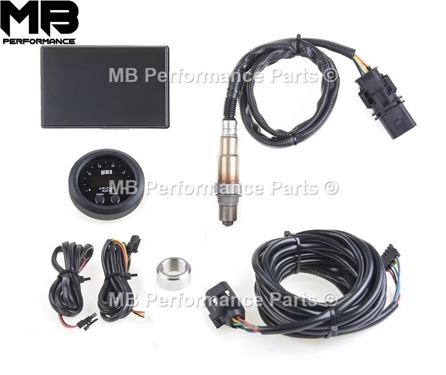 52mm Air Fuel Ratio Gauge LED Digital Display Wideband Kit With O2 ...
