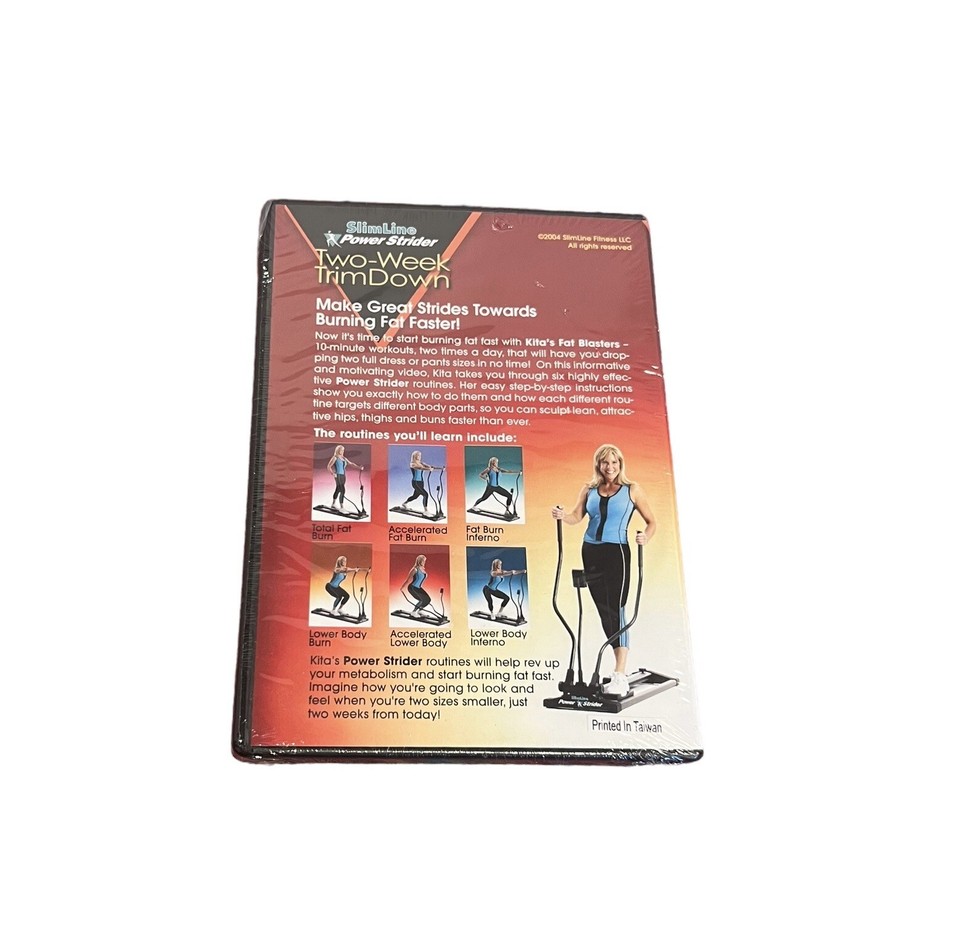 SlimLine Power Strider Kita’s 10-Minute Fat Blasters DVD Brand New | eBay