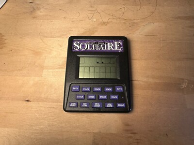 Electronic Handheld Solitaire Draw 1-Draw 3 Game 2012 RecZone Tested | eBay