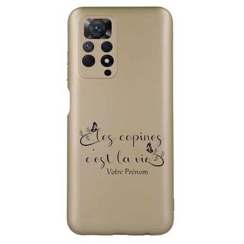 Coque dore pour Redmi Note 12 PRO 4G les copines c'est la vie ...