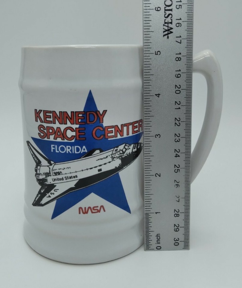 Vintage NASA Kennedy Space Center Coffee Mug Cup Florida Astronaut ...