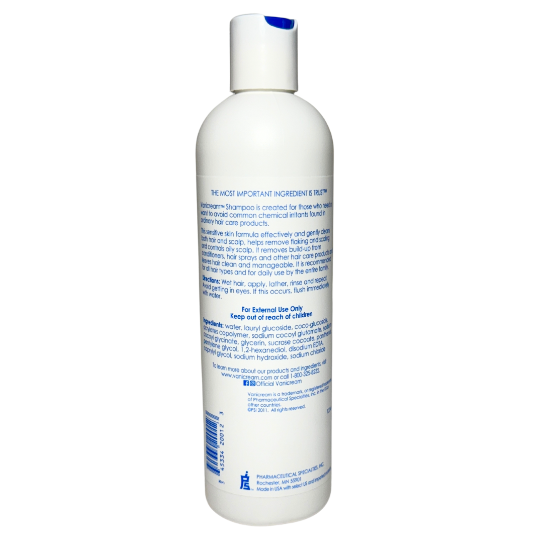 Vanicream Sensitive Skin Shampoo Dermatologist Tested Sulfate & Gluten ...