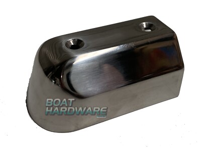 Gunwale Gunnel Rubber Rail End Corner Cap 85mm 316 Maine Stainless ...