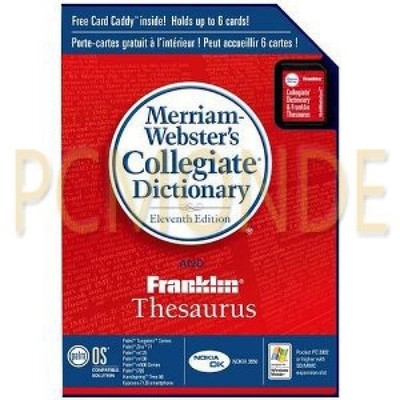 Palm Merriam-Websters Collegiate Dictionary + Franklin Thesaurus ...