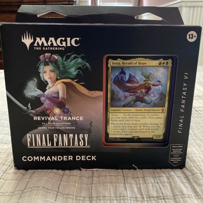 MTG FF Magic The Gathering Final Fantasy VI Commander Deck Terra ...