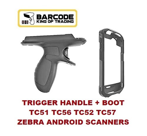 Trigger + Protective Boot for Zebra TC51, TC52, TC56, TC57 Android ...