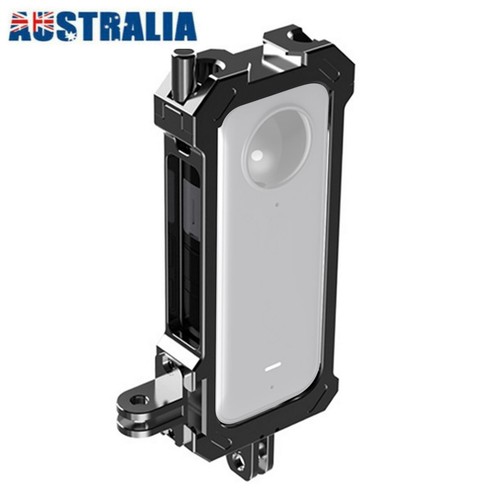 1*Camera Aluminum Rabbit Cage Frame With Double Cold shoe for Insta360 ...