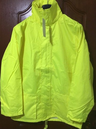 Ace Transit Rain Jacket Breathable Poncho Size Small 97cm Chest Yellow ...