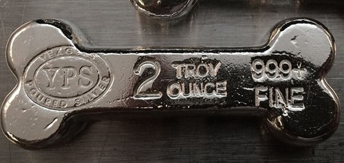 2 oz .999 silver Dog Bone YPS Engraveable Pet Gift | eBay