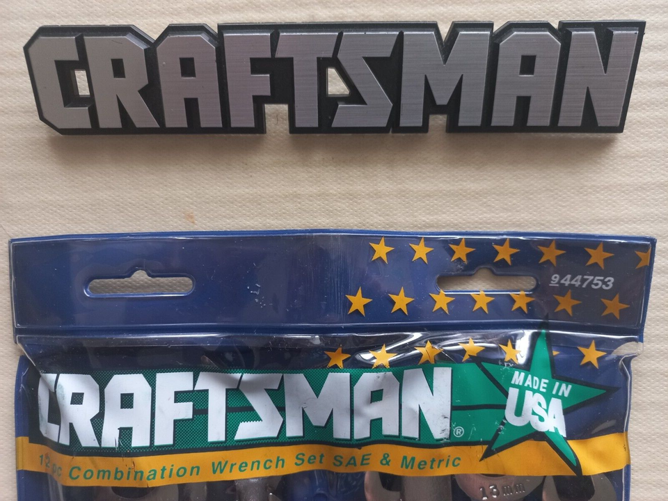 NOS Craftsman 12pc 44753 Combination SAE - METRIC WRENCH SET - RARE | eBay