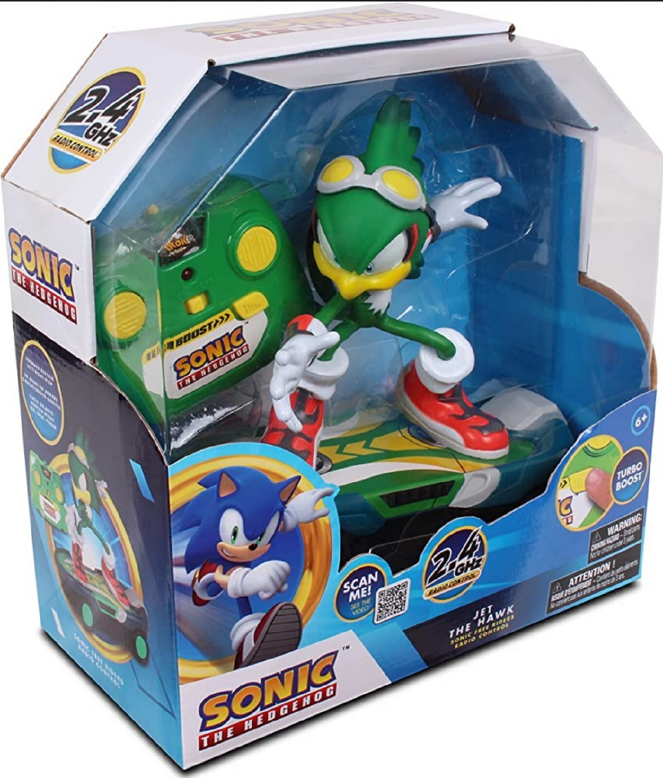 Sonic the Hedgehog Tails Shadow Jet Knuckles RC Cars Walkie Talkies Lot ...