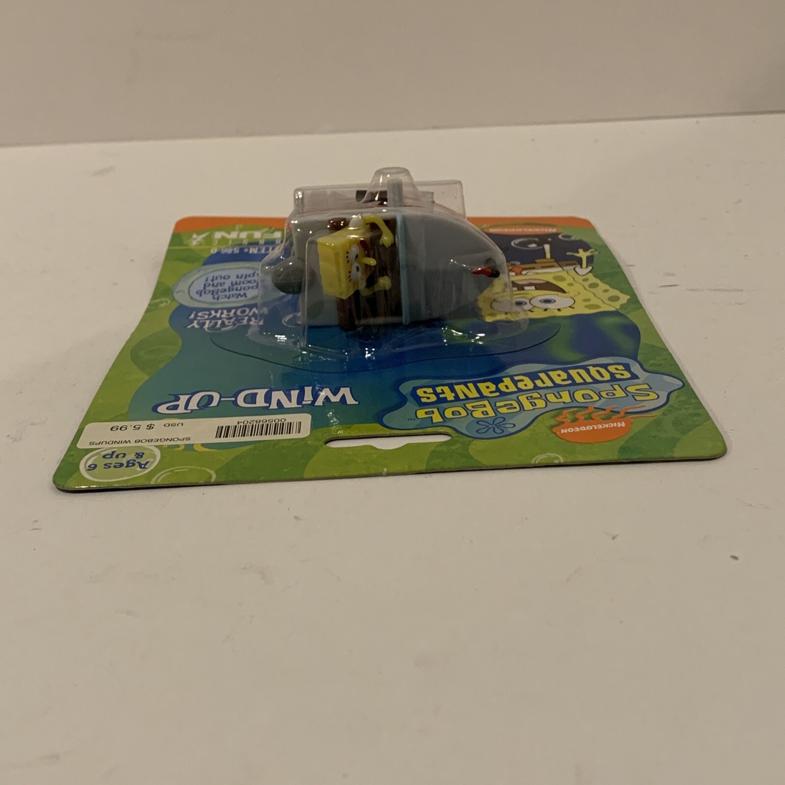 SpongeBob SquarePants Wind Up Speed Boat Basic Fun 2002 New MOC | eBay