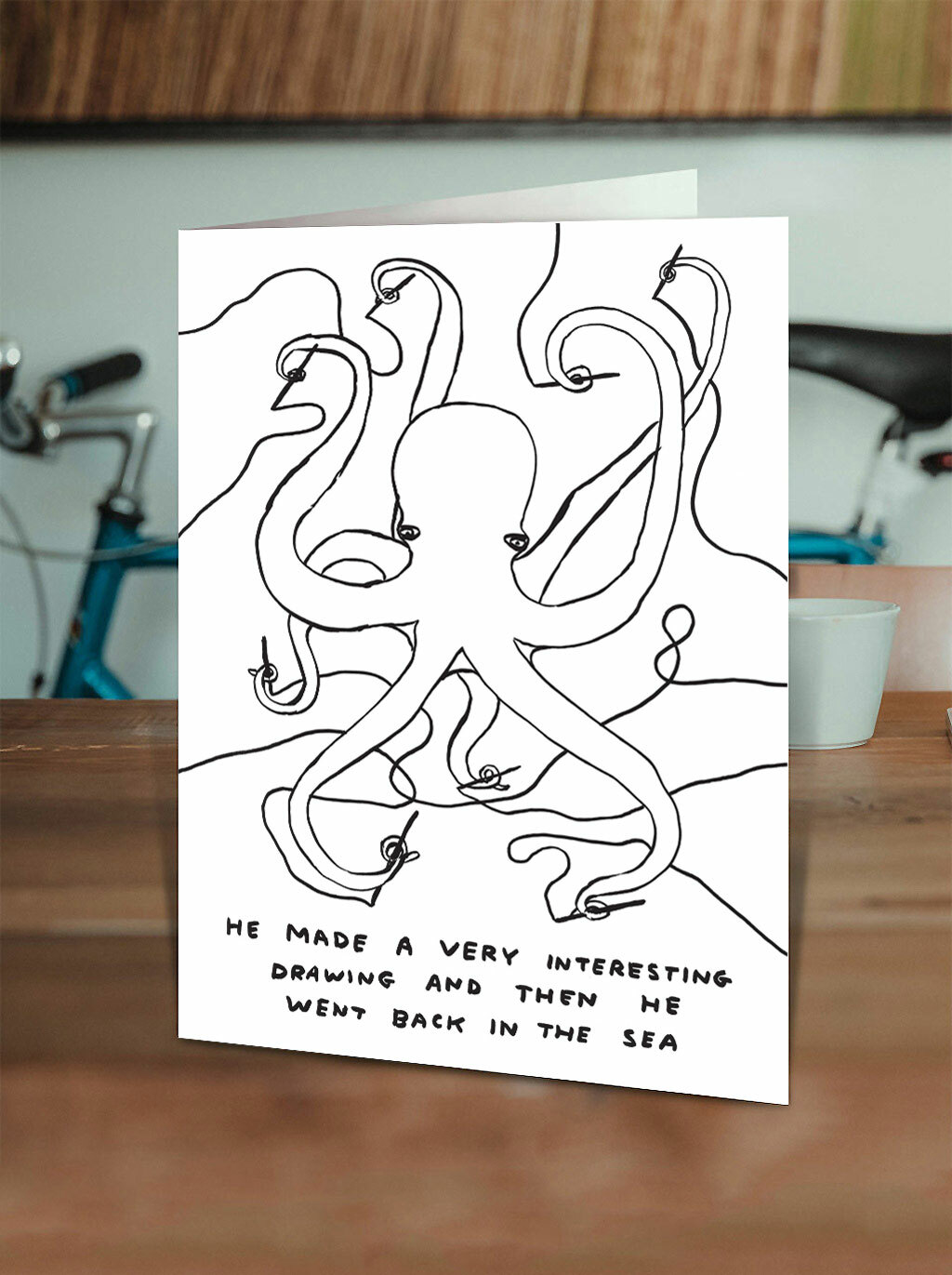 David Shrigley Birthday Greeting Card Octopus Funny Comedy Humour Witty ...