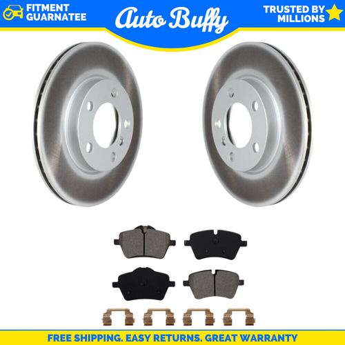 Front Coat Brake Rotors Semi-Metallic Pad Kit For Mini Cooper ...