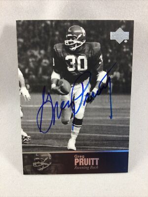 Greg Pruitt Oklahoma Sooners Autographed Card | eBay