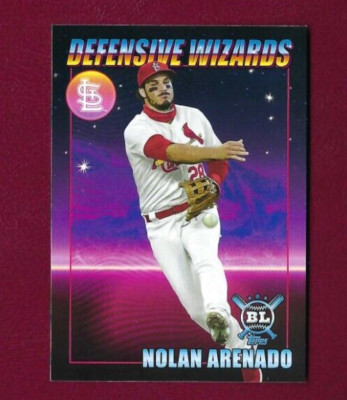 2021 Topps Big League Defensive Wizards DW-4 Nolan Arenado St. Louis ...