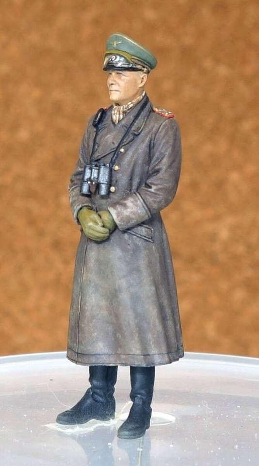 1/35 German Army Marshal Rommel Assembled Painted 93 Ww2 General ...