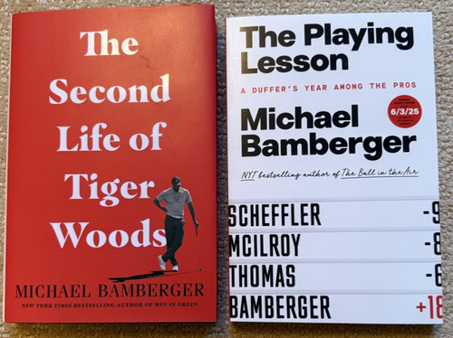 2 books by reknowned golf author Michael Bamberger (see description for ...