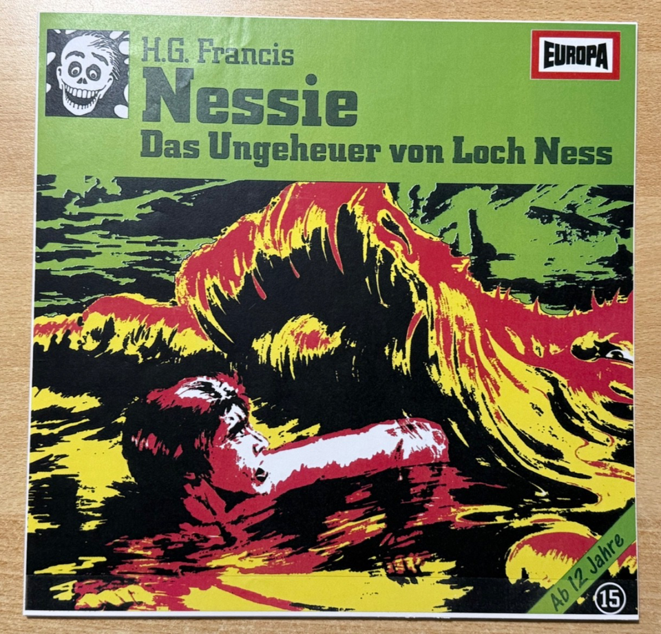 LP COVER - H. G. FRANCIS GRUSELSERIE NR. 15 NESSIE - DAS UNGEHEUER VON ...