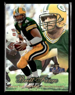 1998 Flair Showcase #1 Brett Favre Flair Showcase Row 2 Green Bay ...