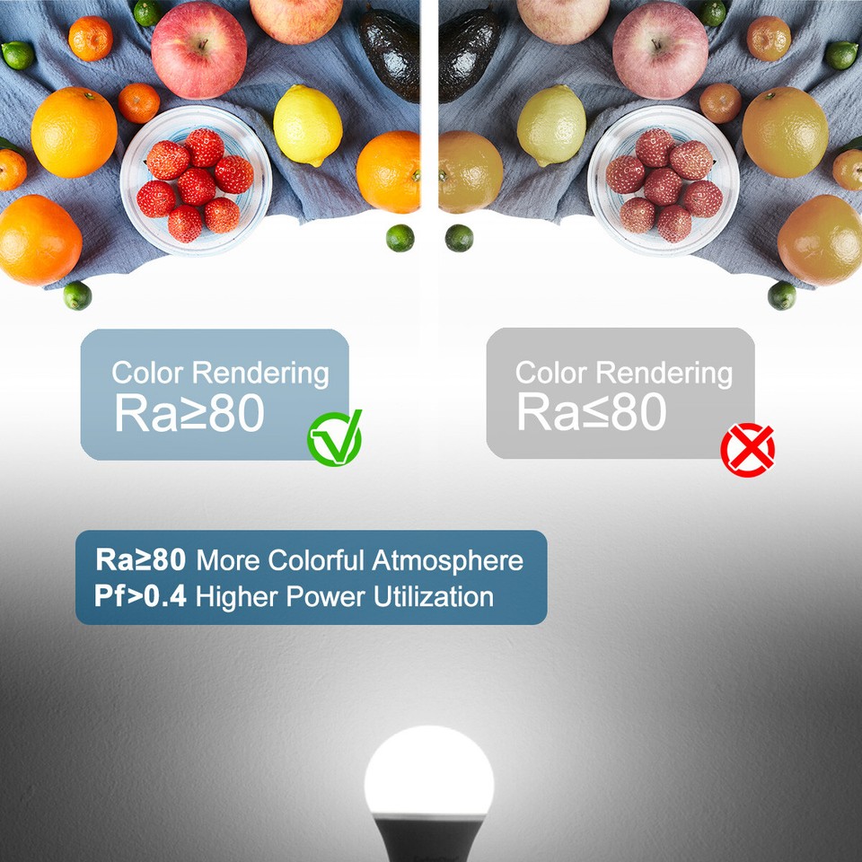 Pack of 6 ,E14 SES LED Golf Round Light Bulb 5W 6W 7W Cold White / Warm ...