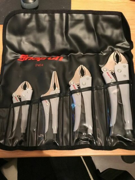 Snap-on LP404 Locking Pliers Combination Set - 4 Pieces for sale online ...