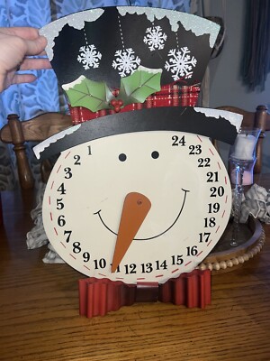 Christmas Snowman Countdown Calendar | eBay