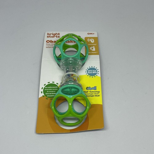 BRIGHT STARTS OBALL SHAKER EASY GRASP RATTLE SENSORY BABY TOY NEW | eBay
