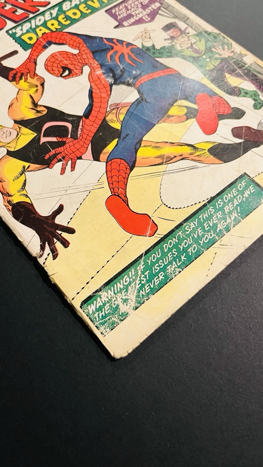 Amazing Spider-Man #16, 1st Daredevil X-over, 2nd Ringmaster, Ditko ...