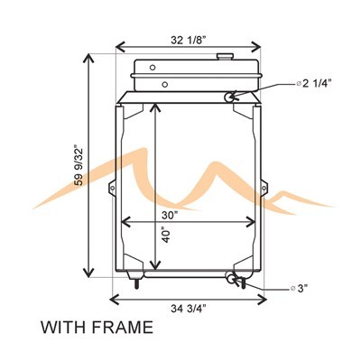 1989-1994 Kenworth T800 Copper / Brass Radiator (Standard Core) | eBay