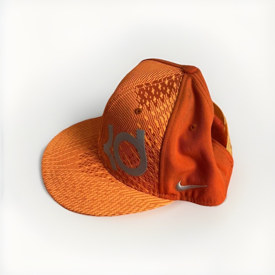 KD Hat Nike True Cap Kevin Durant Logo Orange Snapback Adjustable | eBay