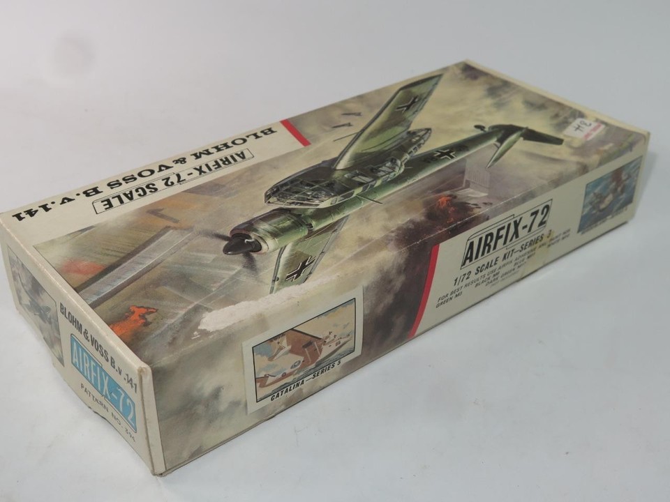 Airfix Model Aircraft Kit 1/72 BLOHM & VOSS Bv 141 WWII Unmade in Red ...