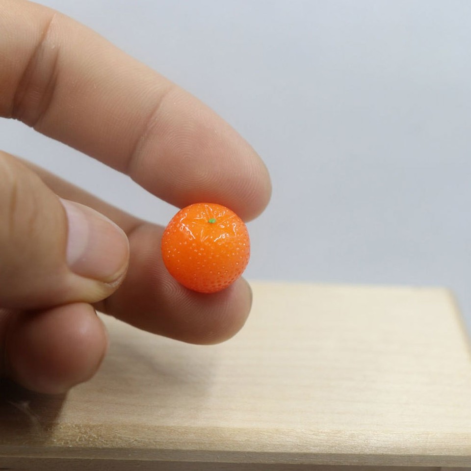 50pcs Orange Charms Simulation Fake Orange Earring Bracelet Necklace ...