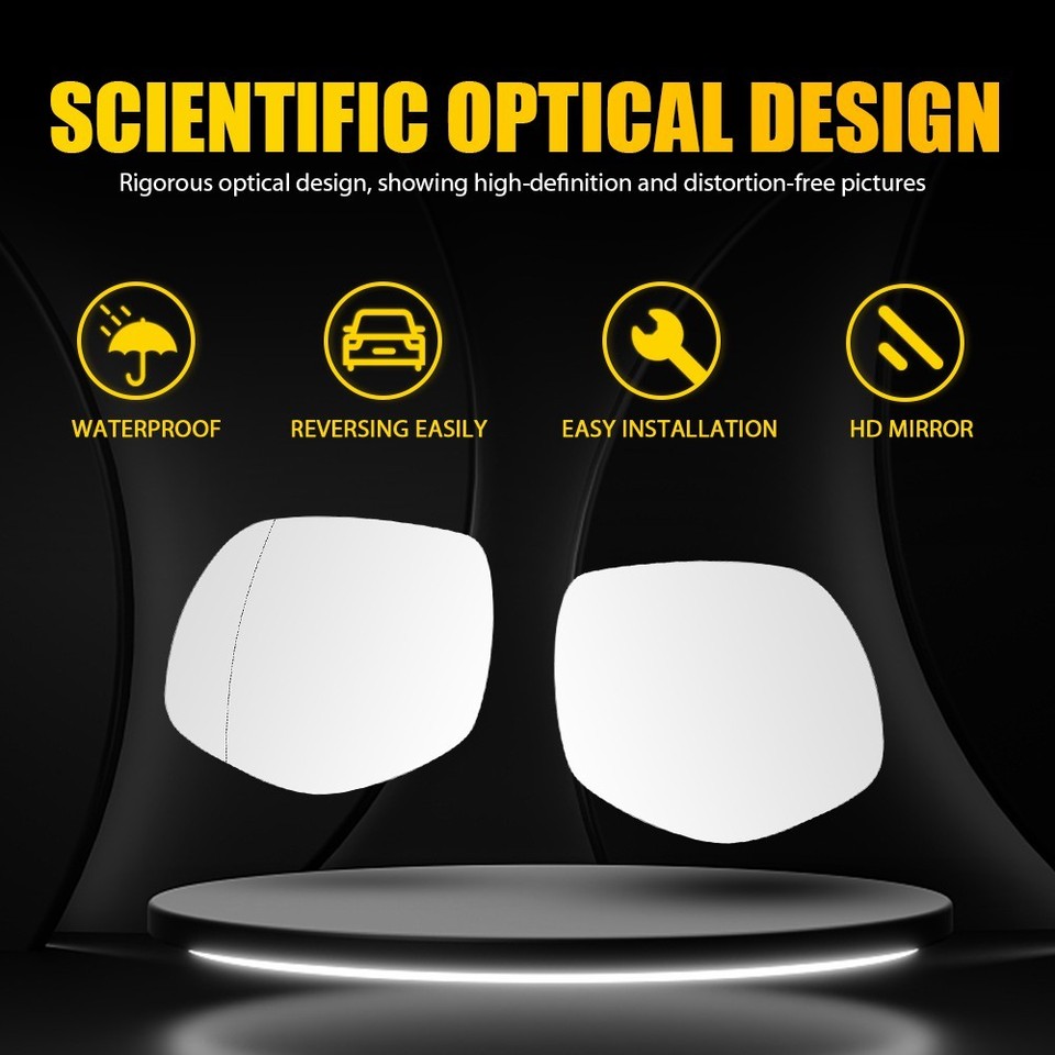 For Porsche Cayenne 2008-2010 Heated Side View Mirror Glass Left Right ...