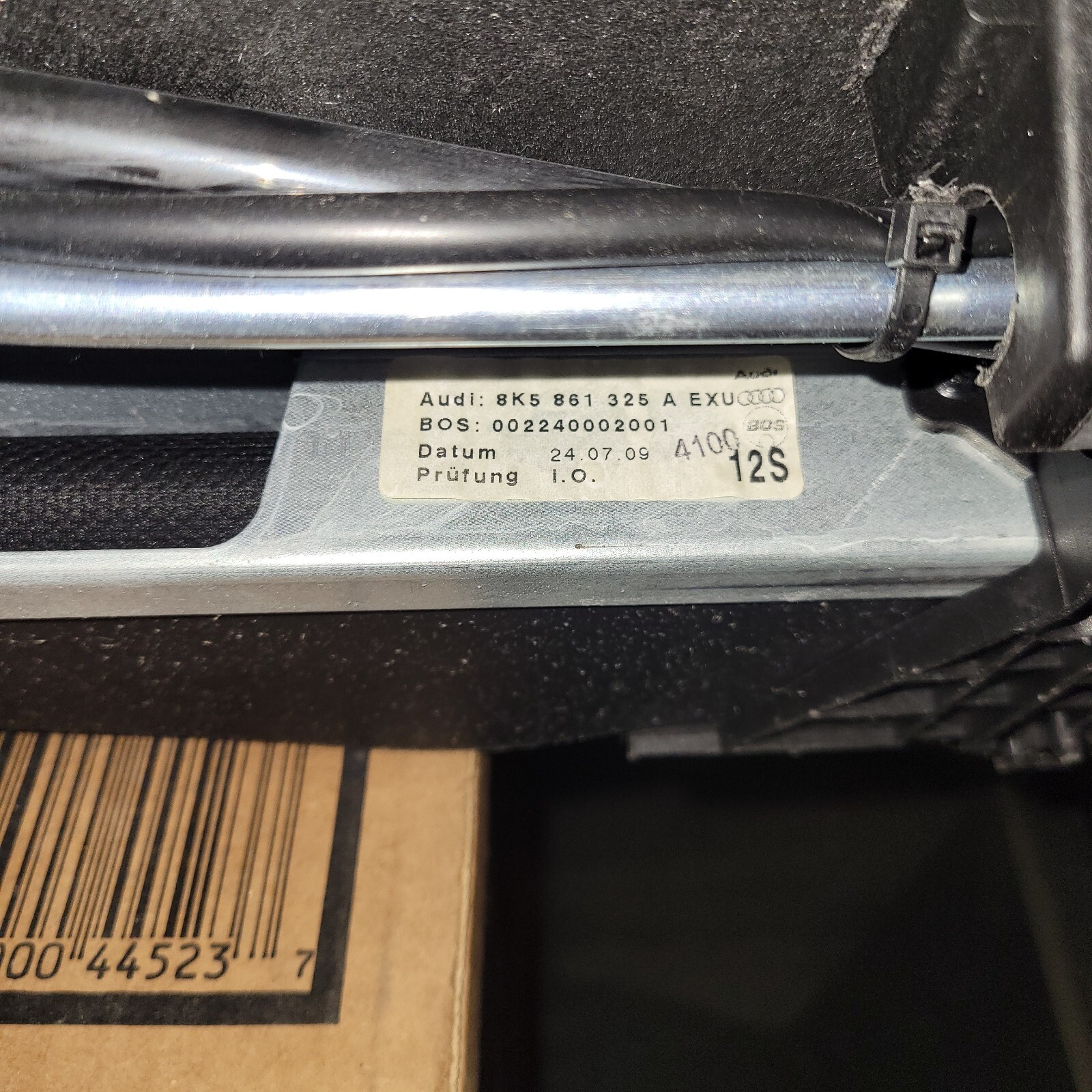 2010-2012 Audi S4 Rear Window Privacy Shade 8K5 861 325 A | eBay