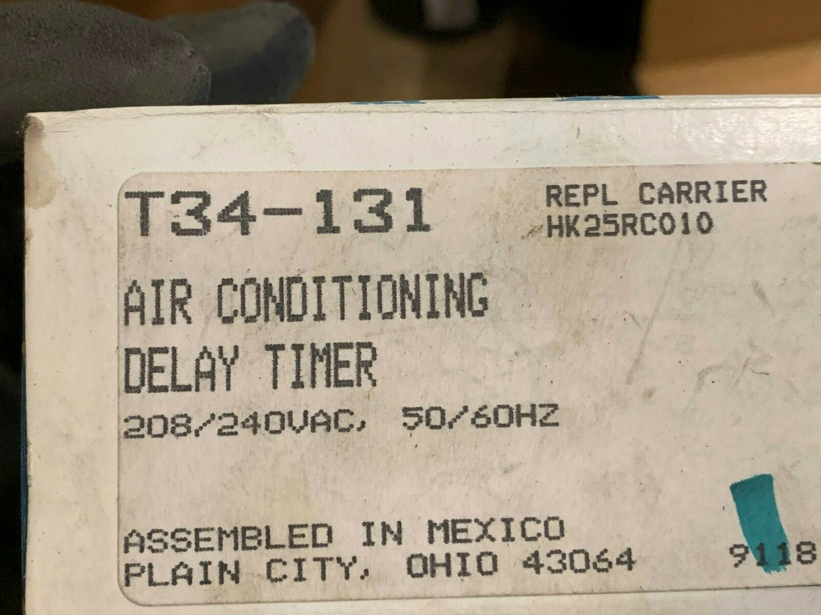 Ranco AC Time Delay Sequence Control 208/240v 50/60Hz P/N T34-131 | eBay