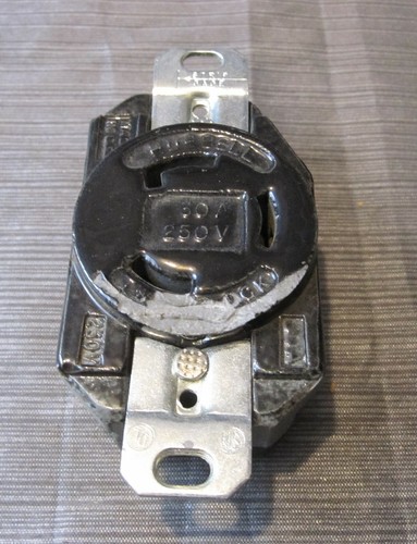 Hubbel Receptacle Twistlock 250V 30A Ceramic Wall Outlet | eBay
