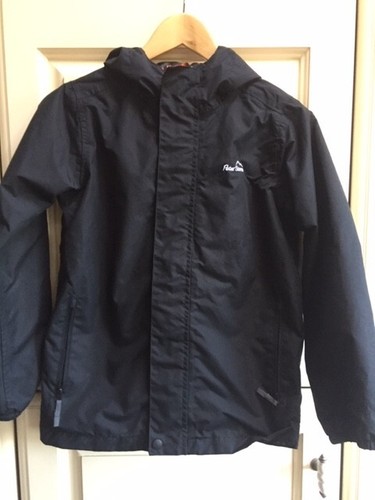 PETER STORM DARK BLUE/BLACK HOODED JACKET - SIZE 11/12 YRS (ideal for ...