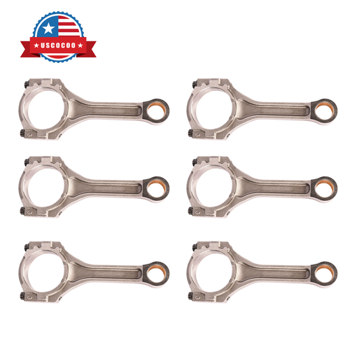 6x Engine Connecting Rod for Hyundai Santa Fe Kia Sedona 3.3L 23510 ...