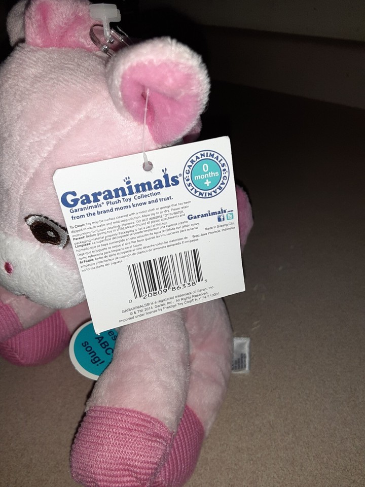 Garanimals Giraffe Pink Plush ABC Stuffed Toy Works | eBay