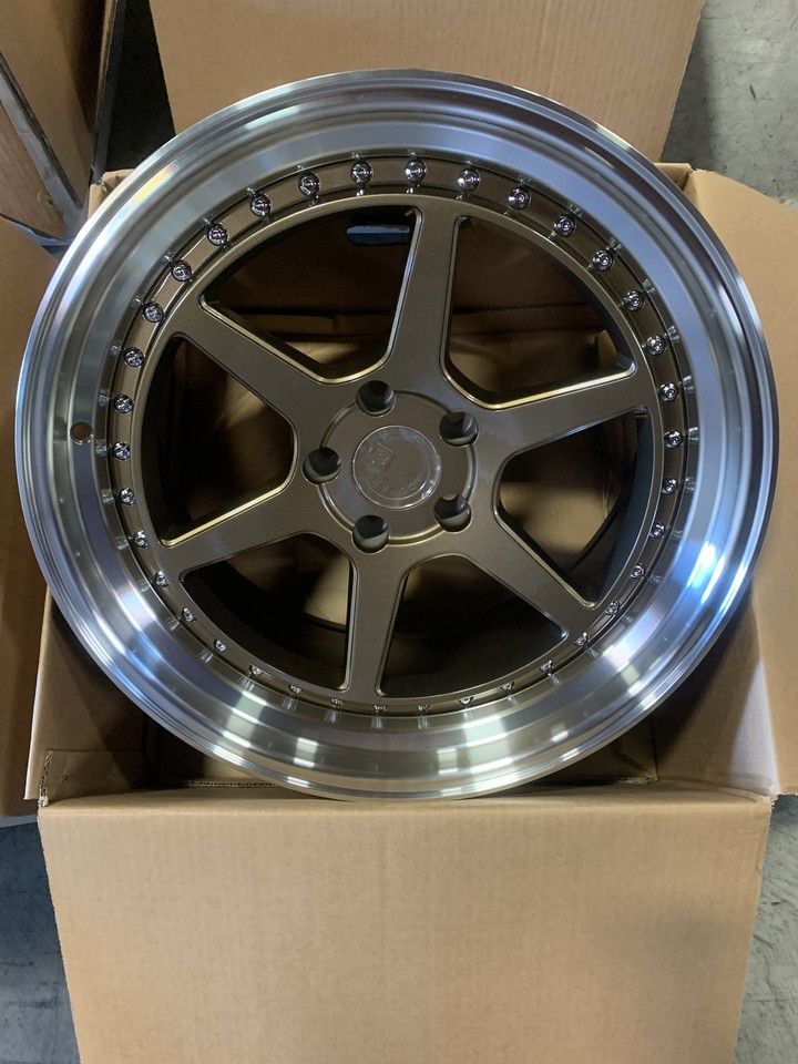 19x9.5 F +15 | 19x11 R +15 | Aodhan DS09 5x114.3 Bronze Wheels (Used ...