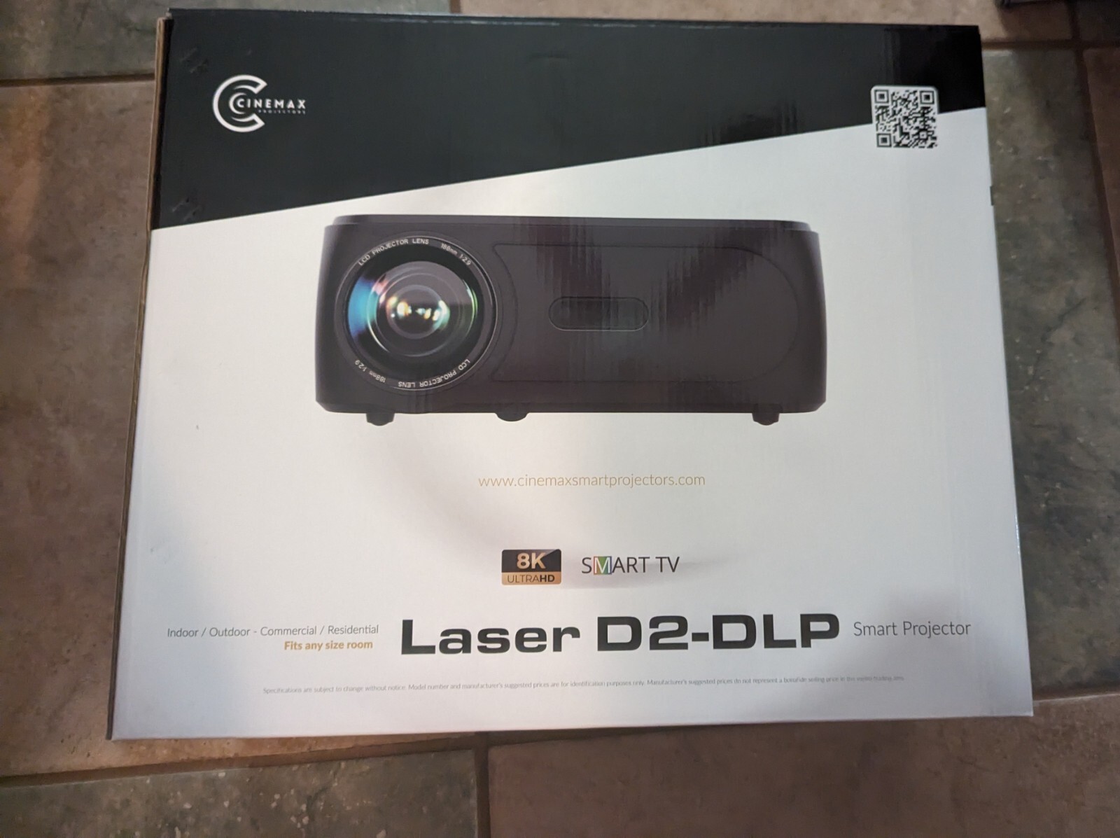 Cinemax Projectors Laser D2-DLP Smart Projector 8K Ultra HD SMART TV | eBay